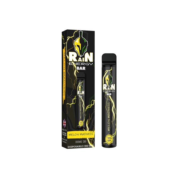 Rain Energy Bar 300mg CBD Disposable Vape Device 600 Puffs | Juicee Cigs