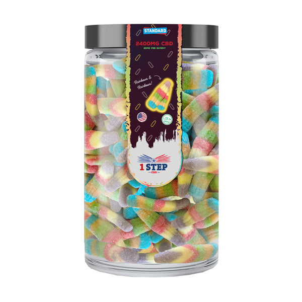 1 Step CBD Standard Neon Gummies 2400mg (800g) (BUY 1 GET 1 FREE ...